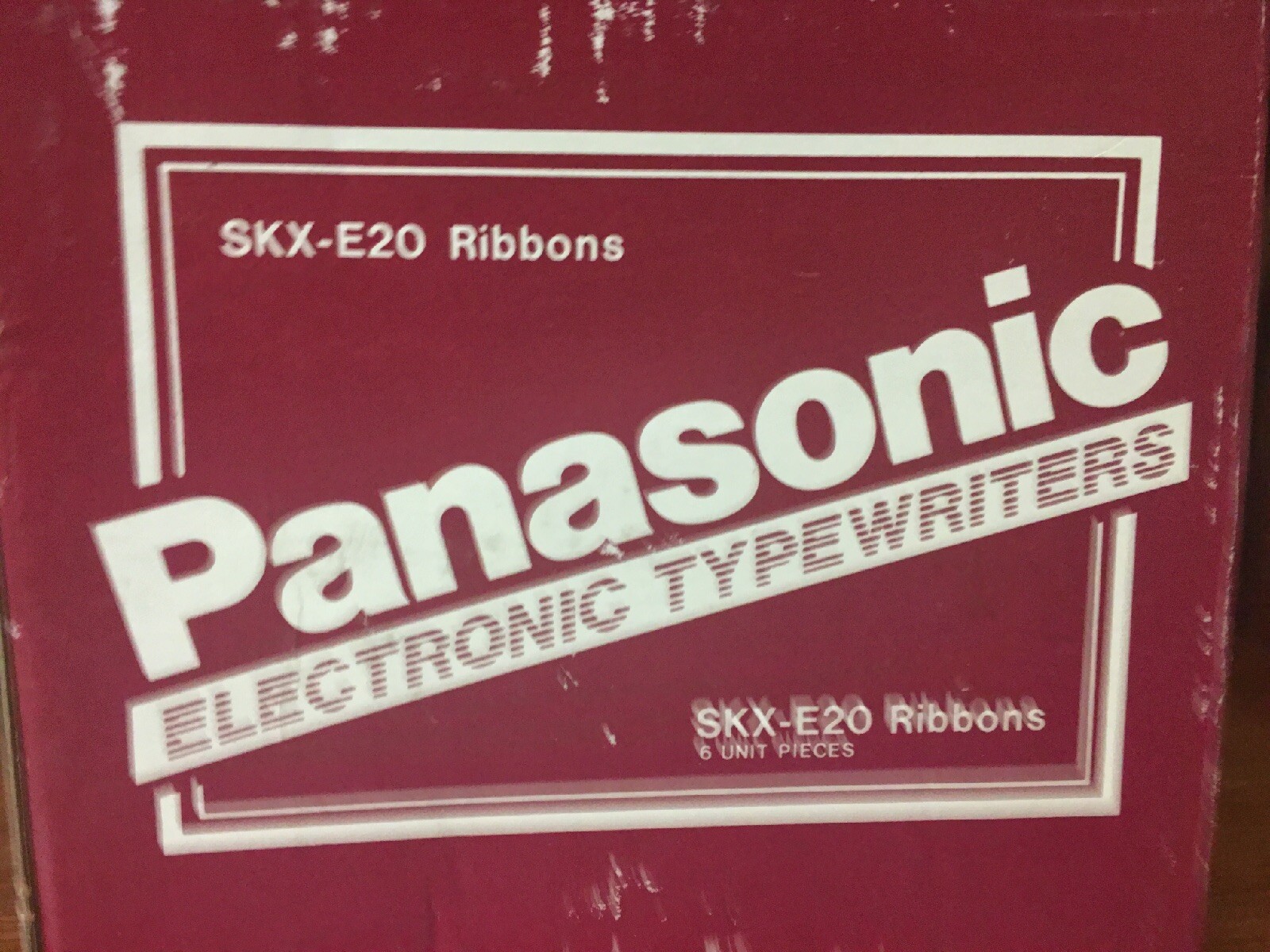 Panasonic Electric Typewriter Ribbon Pack Vintage Props SKX E20 Red Box ...