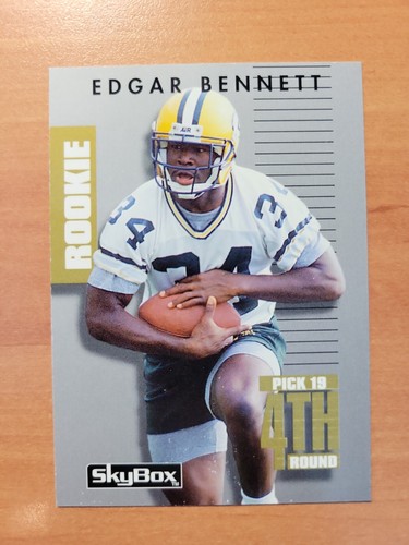 1992 Skybox Primetime #98 Edgar Bennett - Rookie - Packers- NFL ...