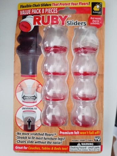 Ruby Sliders 8 Pack Chair Covers Pack 8 Pieces Flexible BulbHead Avoid Scratches | eBay