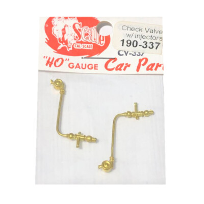 Cal Scale 190-337 Check Valve & Injector Set HO Scale | eBay