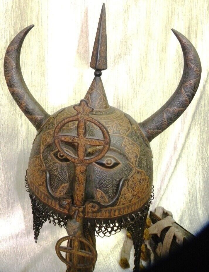 Persian Helmet Deals On New Handmade 15TH Century Indo Persian Helmet