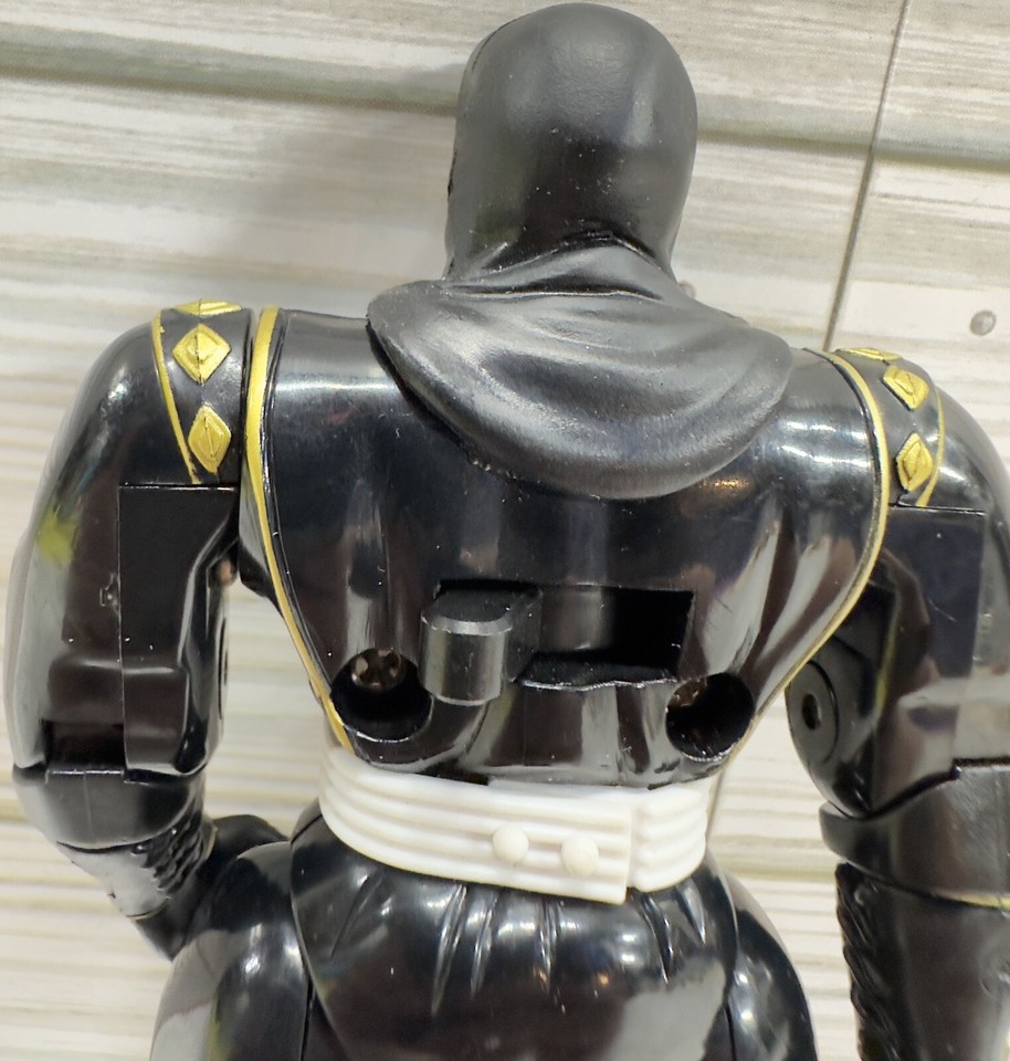 Vintage Mighty Morphin POWER RANGERS - 5" Black Ninja Action Figure ...