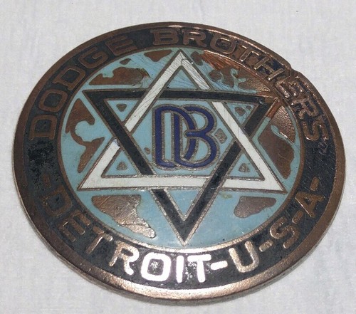 1917~1925 DODGE BROTHERS DIE CAST RADIATOR BADGE/EMBLEM | eBay Australia