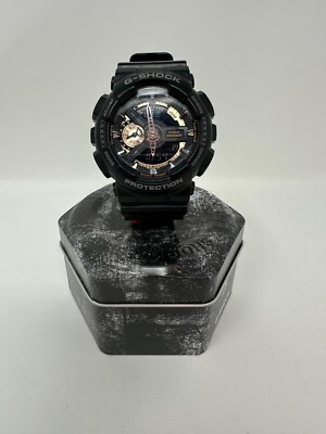 Casio G-Shock GA110RG-1A Men's Watch Black/Amber E1(A916T) MSRP: $140 ...
