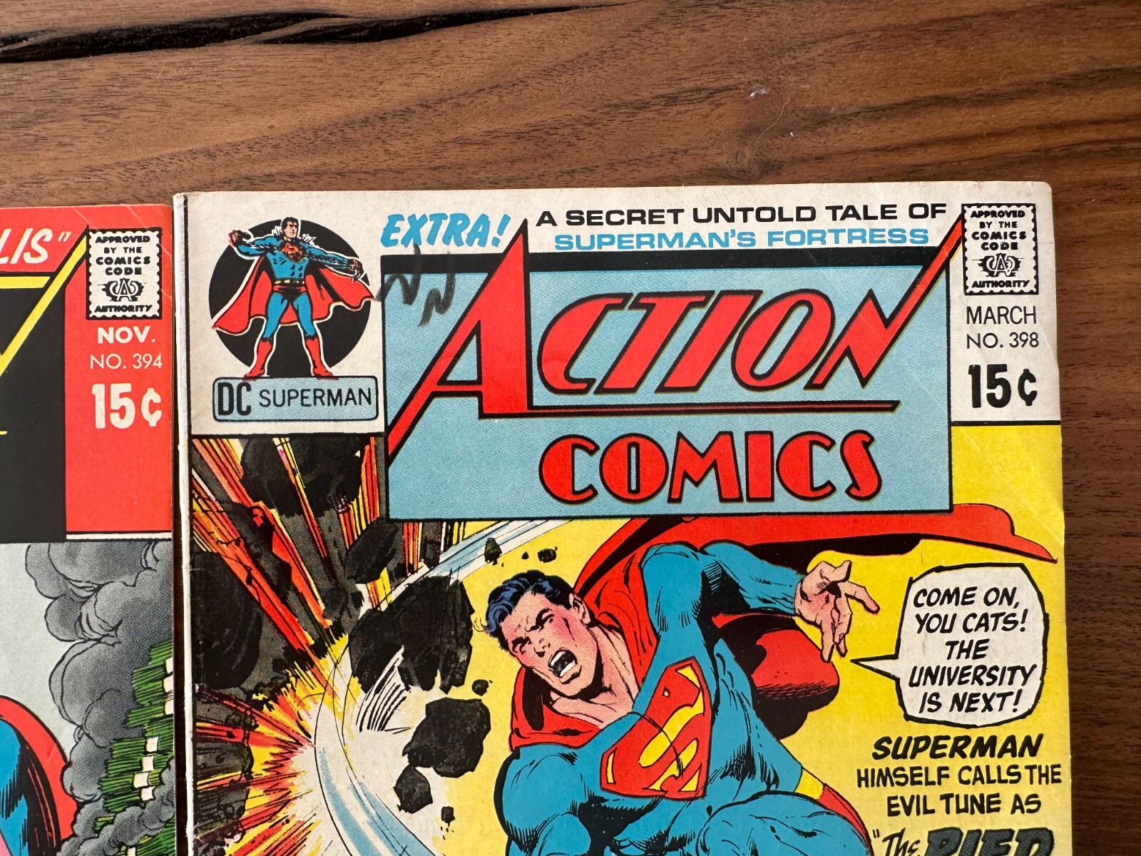 Action Comics #398, 394, 390 (DC Comics) Superman 3 Nice Comic WOW NICE ...