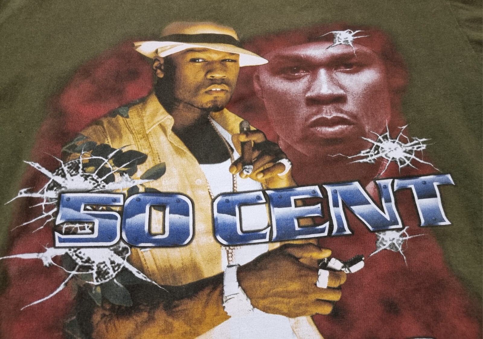 Rare Vintage 50 Cent Bulletproof G Unit T-Shirt hip… - Gem