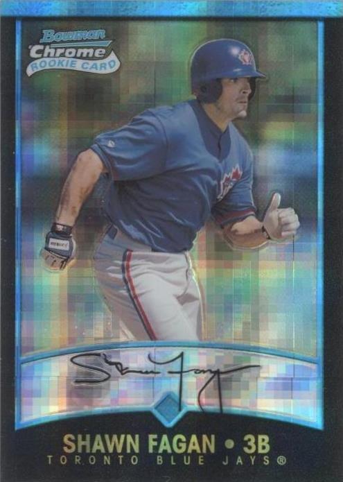 2001 Bowman Chrome - Rookie Refractors Shawn Fagan #119 X-Fractor (RC ...