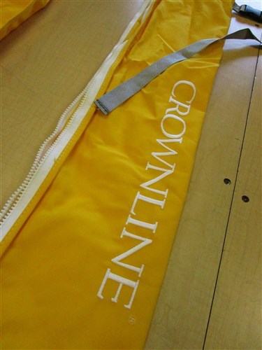 CROWNLINE E1 FRONT TOWER BIMINI TOP W/ BOOT YELLOW 114258002 / ...