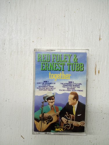 Red Foley & Earnest Tubb Together Cassette MCA 1989 Vintage 76742051440 ...