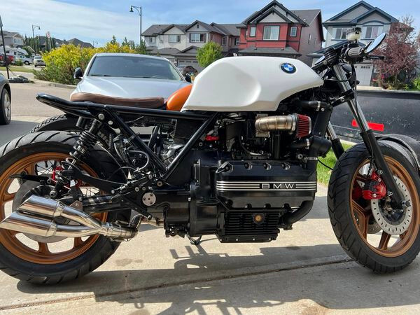 BMW K100 Right Side Pipe + Thunder Slash Exhaust | Stainless Steel ...