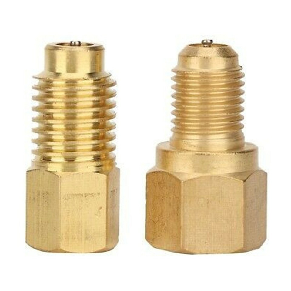 R1234YF Hose Adapter Vacuum Pump Adapter Fitting R12 R22 R134a 1/4" SAE ...