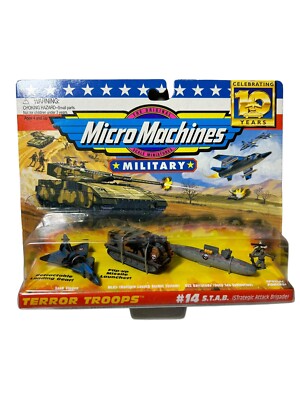RARE 1997 Micro Machines Terror Troops S.T.A.B Strategic Attack Bridge ...