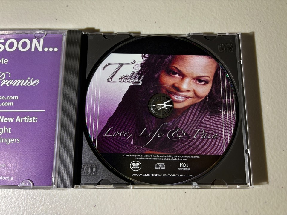 Tally-Love, Life & Pain-CD-Hayward, CA-R&B Gospel-2007-Rare | eBay