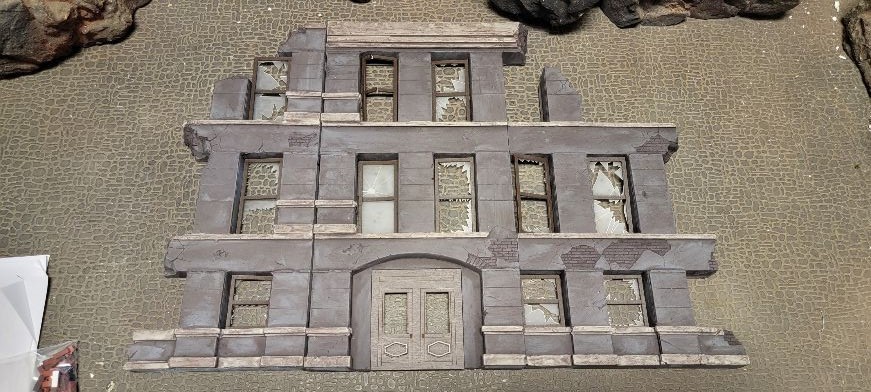 Diorama Plus DP-2 Custom Built & Painted Deluxe WWII Government Ruin ...