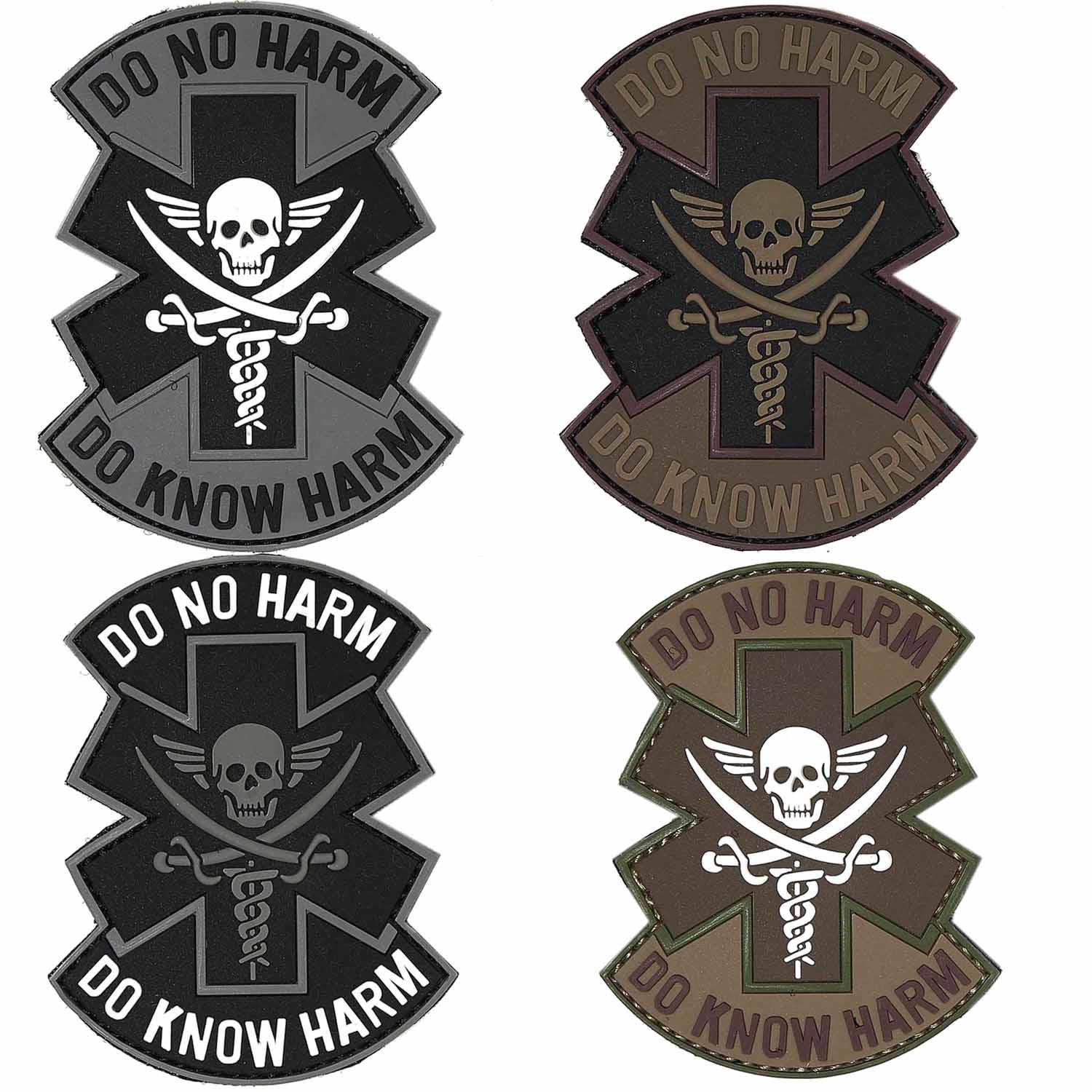 Patch 3D DO NO HARM DO KNOW HARM Abzeichen Aufnäher | eBay