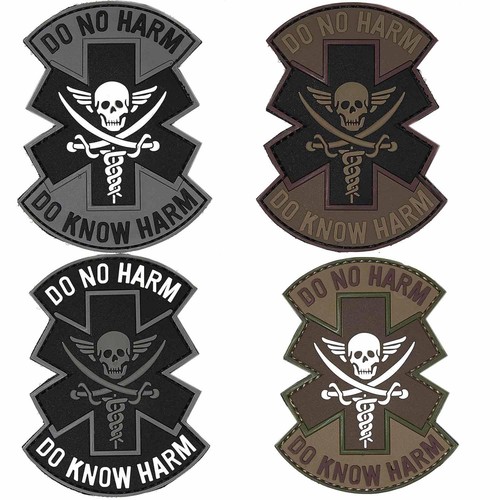 Patch 3D DO NO HARM DO KNOW HARM Abzeichen Aufnäher | eBay