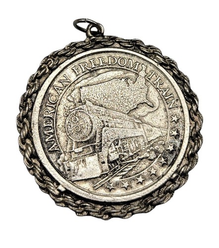 American Freedom Train 1776-1976 Bicentennial Journey Coin Keychain ...
