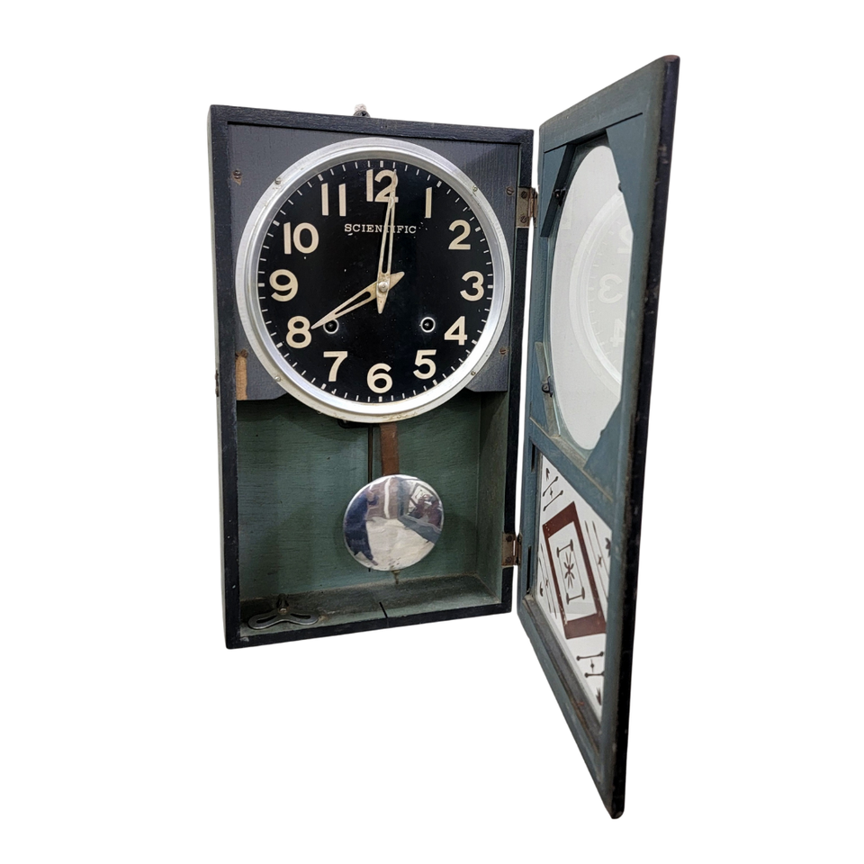 Antique Original SCIENTIFIC Collectible Clock Vintage Rare Pendulum ...