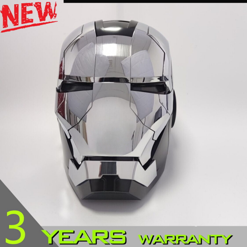 AUTOKING Iron Man MK5 Helmet 1:1 Voice-controlled Wearable Glossy ...