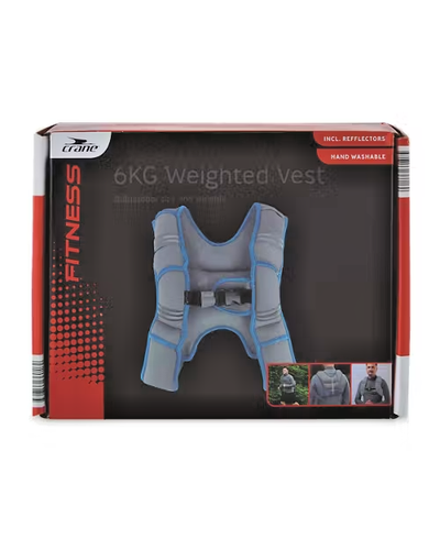 Crane 6kg Weighted Vest – Durable, Breathable, and Ergonomic Fitness ...