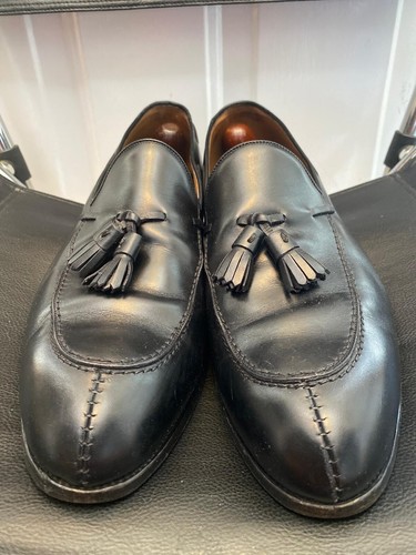 CARMINA SPLIT TOE TASSELED BLACK LEATHER LOAFERS SIZE 13 | eBay