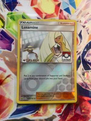 Pokemon Trainer Lusamine 4th Place- League Promo 153a/156 NM | eBay
