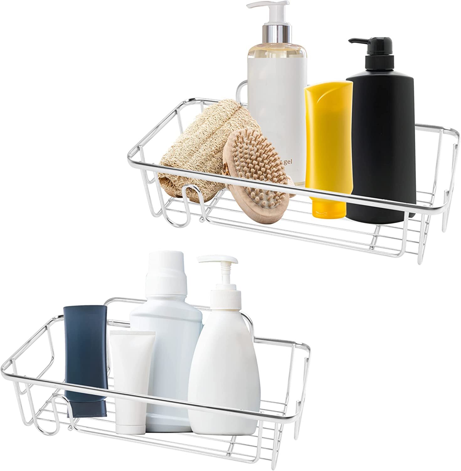 Shower Caddy Bathroom Shelf Tidy Storage Holder Rack Home Office Bath ...