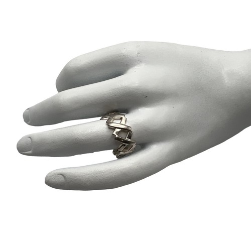 Womens Sterling Ring Xs and Os Hugs and Kisses 925 Size 7 | eBay