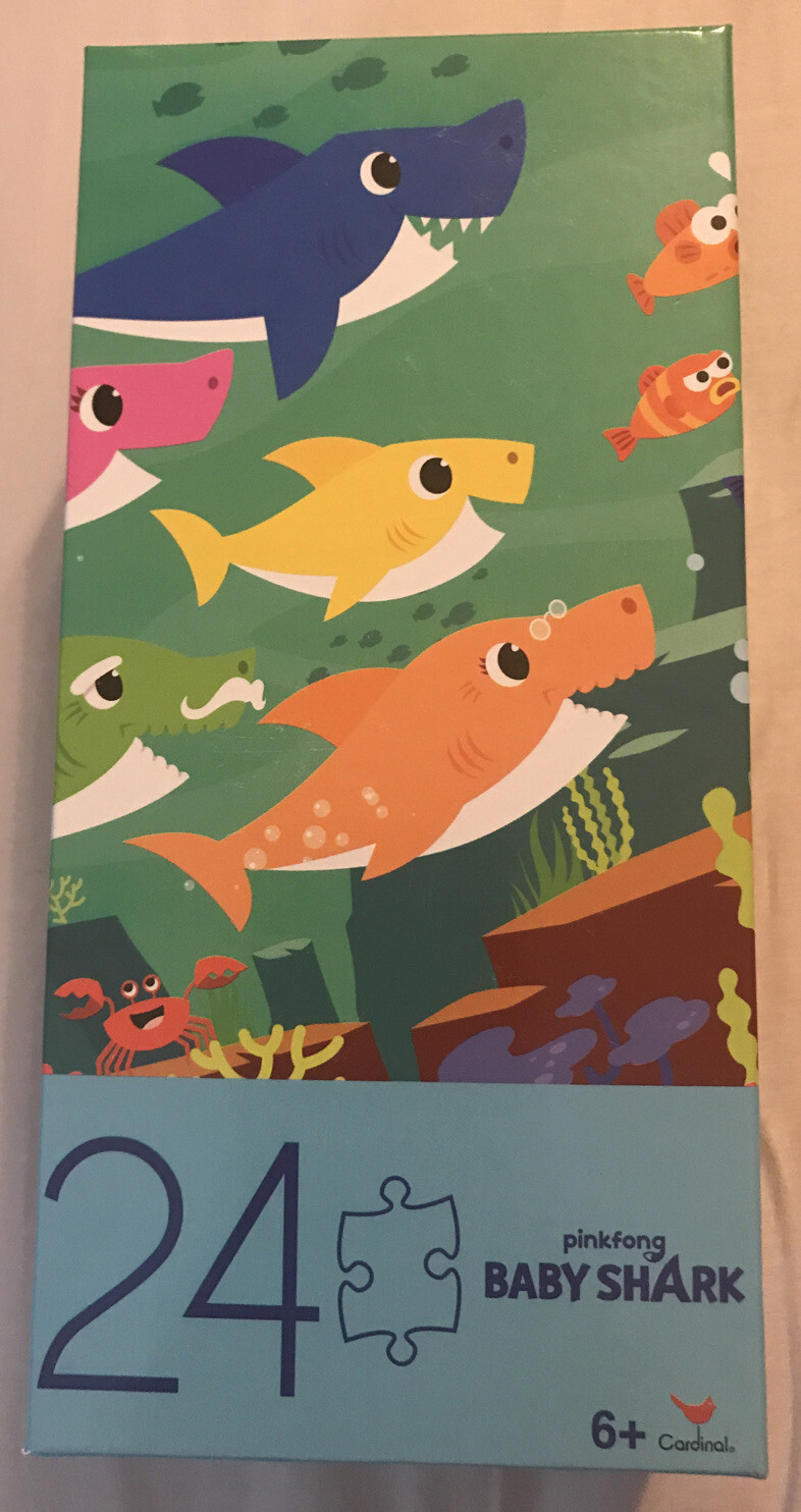 Pinkfong Baby Shark Jigsaw Puzzle by Cardinal 24 Pieces for sale online ...