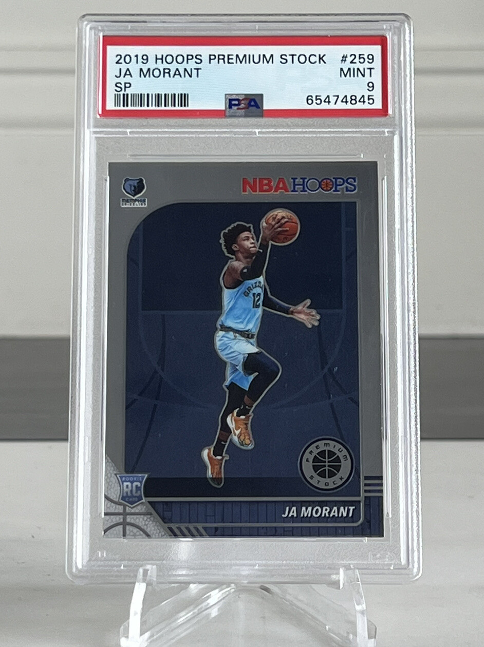2019-20 NBA Hoops JA MORANT Rookie RC Premium Stock SP #259 PSA 9 | eBay