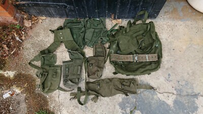 BRITISH ARMY VINTAGE COLD WAR 58 PATTERN WEBBING COMPLETE SET | eBay