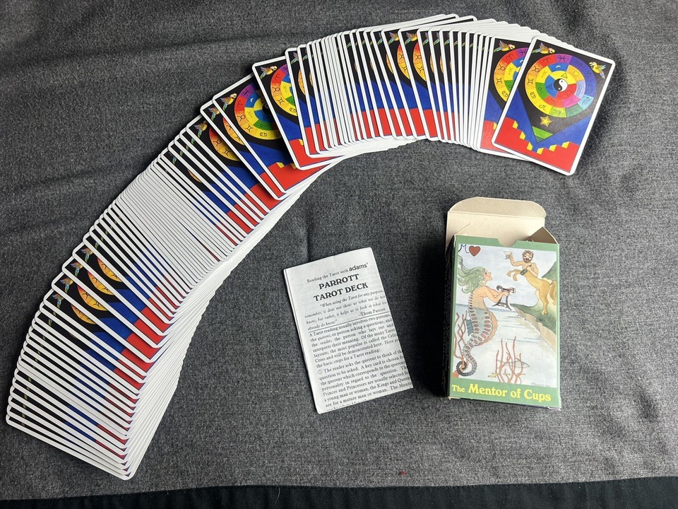 🔥Beautiful Brightly Colored TAROT Deck Nice Quality Cards Fortunetelling ESP🔥 | eBay