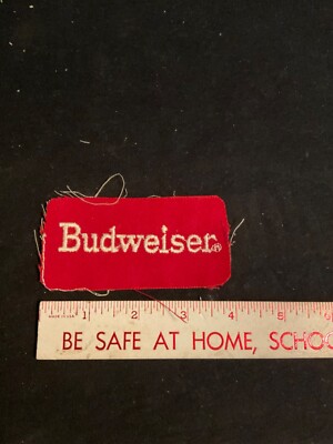 Vintage Sew On Patch Budweiser Beer | eBay