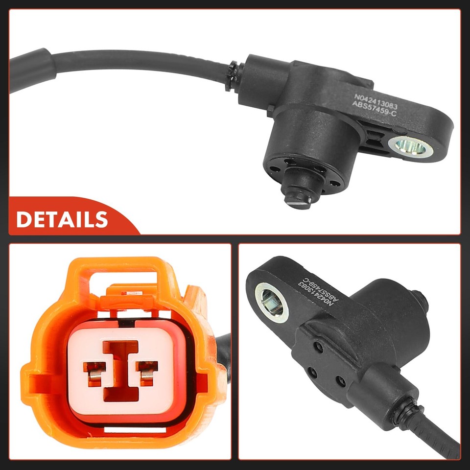 1x ABS Wheel Speed Sensor for Honda Pilot 2006-2008 Front Passenger ...