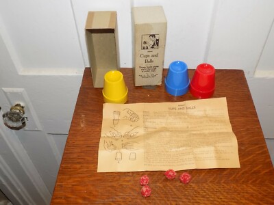 Vintage Magic Trick Cups & Balls in Box | eBay