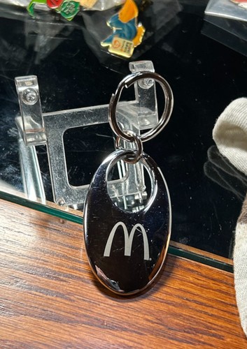 Rare VINTAGE 1990’s McDonalds Logo METAL CHROME MCDONALD’S LOGO KEY FOB ...