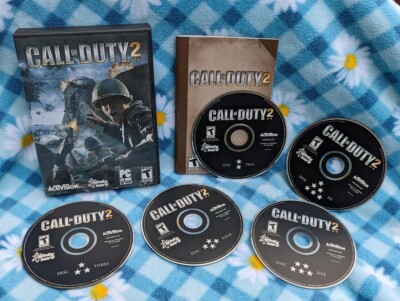 Call of Duty 2 (PC, 2005) PC CD-ROM Game Missing Disc 1, Has discs 2 3 ...