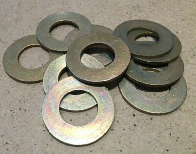 5/8 inch Zinc Plated (Yellow) Washer Table 3 Light Steel BS3410 | eBay