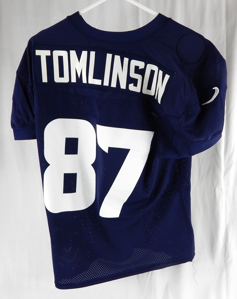 2023 Houston Texans Eric Tomlinson #87 Game Used Navy Practice Jersey ...