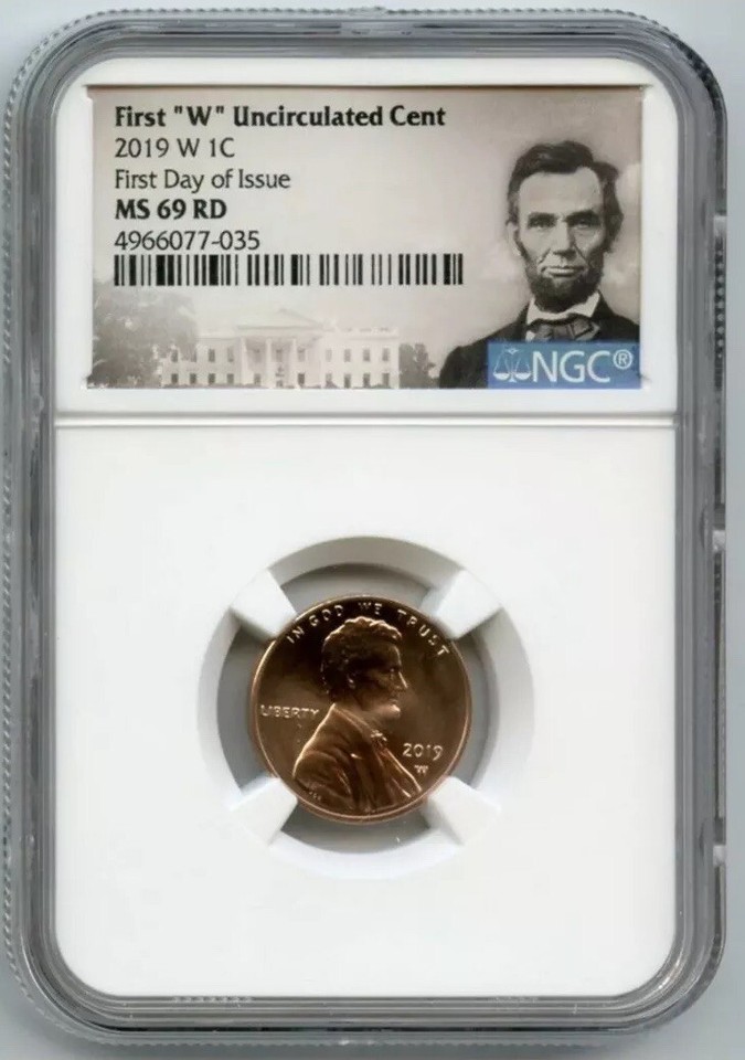 2019 W LINCOLN PENNY 1C CENT UNCIRCULATED NGC MS69 RD F.D.I W ...