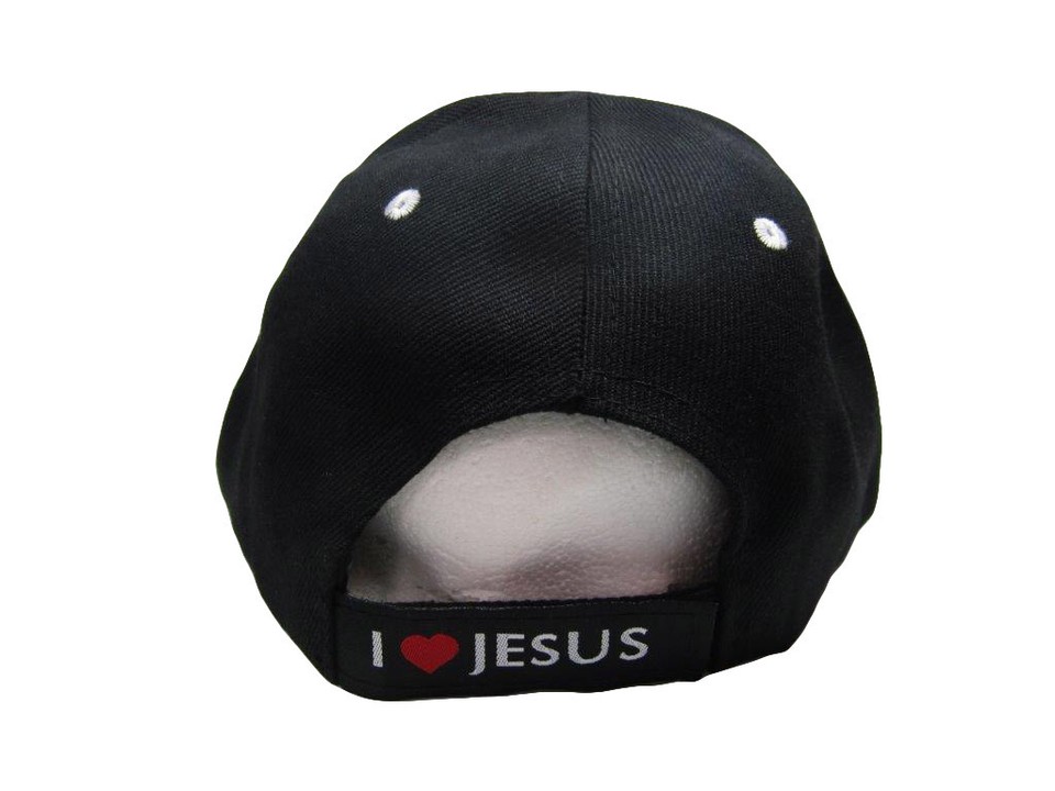 JESUS RELIGIOUS FBI FIRM BELIEVER IN JESUS BLACK CHRISTIAN HAT BALL CAP ...