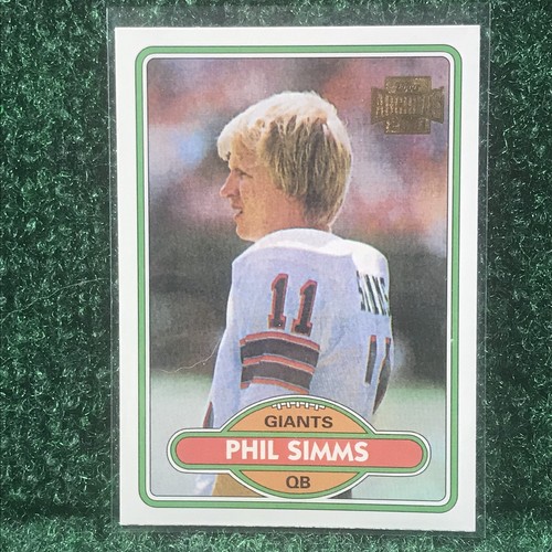 2001 Topps Archives Phil Simms #225 New York Giants Football Card HOF ...