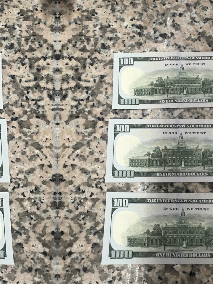 3 Consecutive Numbers $100 Dollar Rare Bills Star Notes Series 2017A | eBay