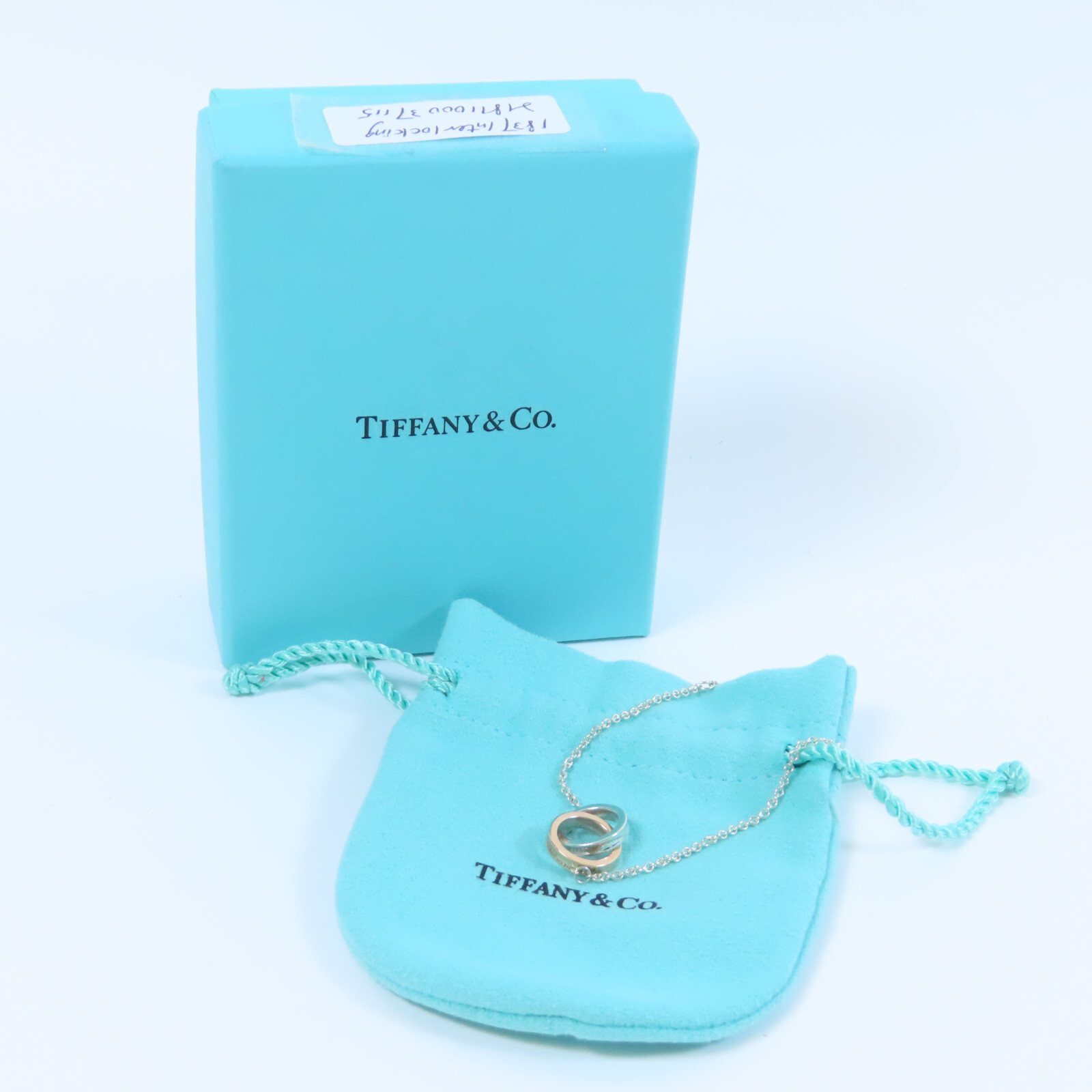 TIFFANY＆CO 1837 Interlocking Circles Bracelet 18K Ros… - Gem