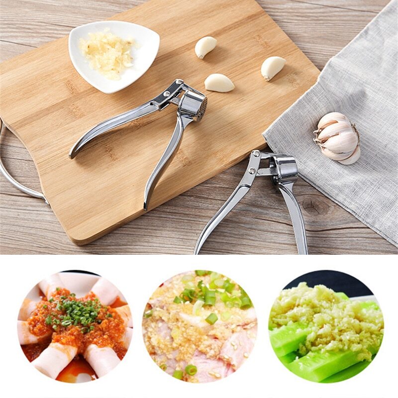 1pcs Garlic Press Crusher Kitchen Cooking Vegetables Ginger Squeezer ...