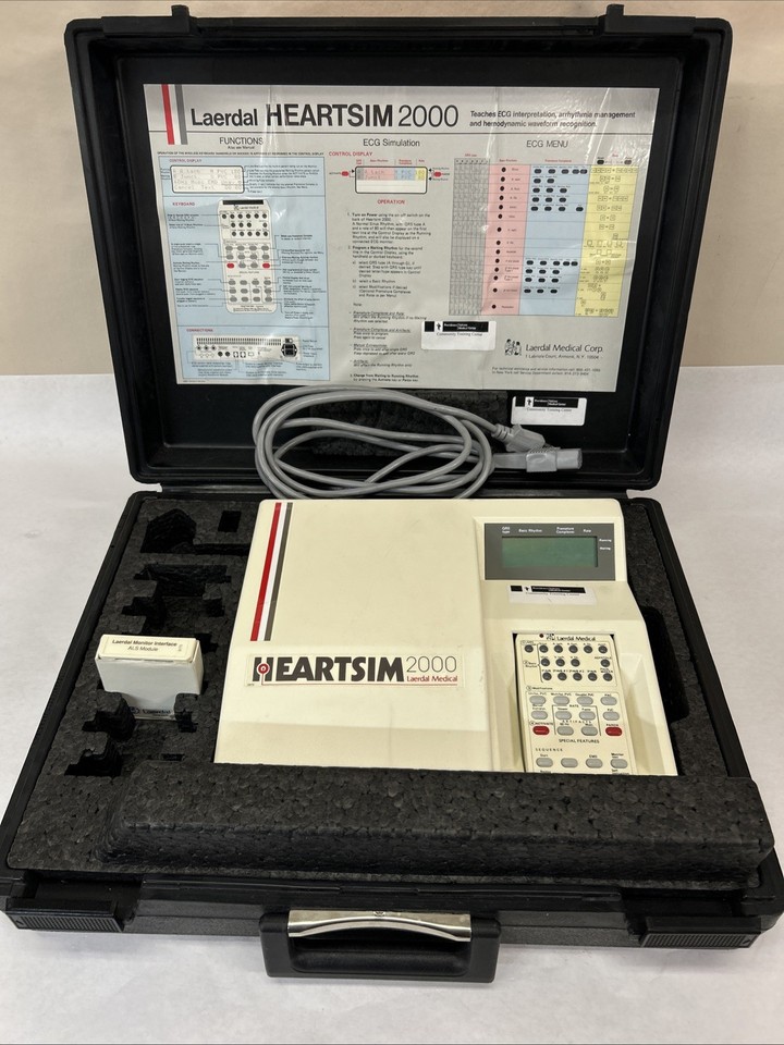 Laerdal Medical Heartsim 2000 Arrhythmia Training Simulator WORKS! | eBay