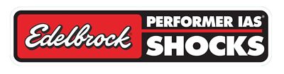 Edelbrock Performance Shocks Vinyl Decal Sticker Waterproof | eBay