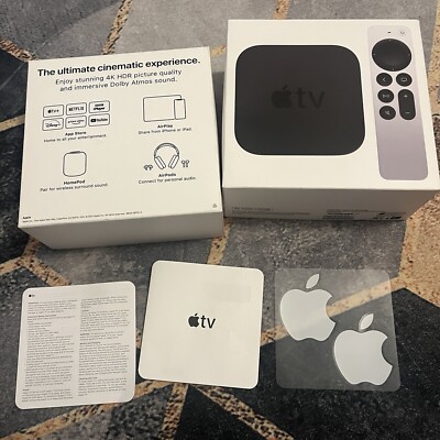 Apple TV A2169 4K HDR 32GB - EMPTY BOX ONLY No Apple TV included | eBay UK