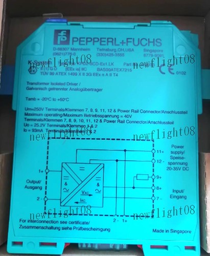 NEW PEPPERL+FUCHS KFD2-SCD2-EX1.LK Safety Barrier | eBay