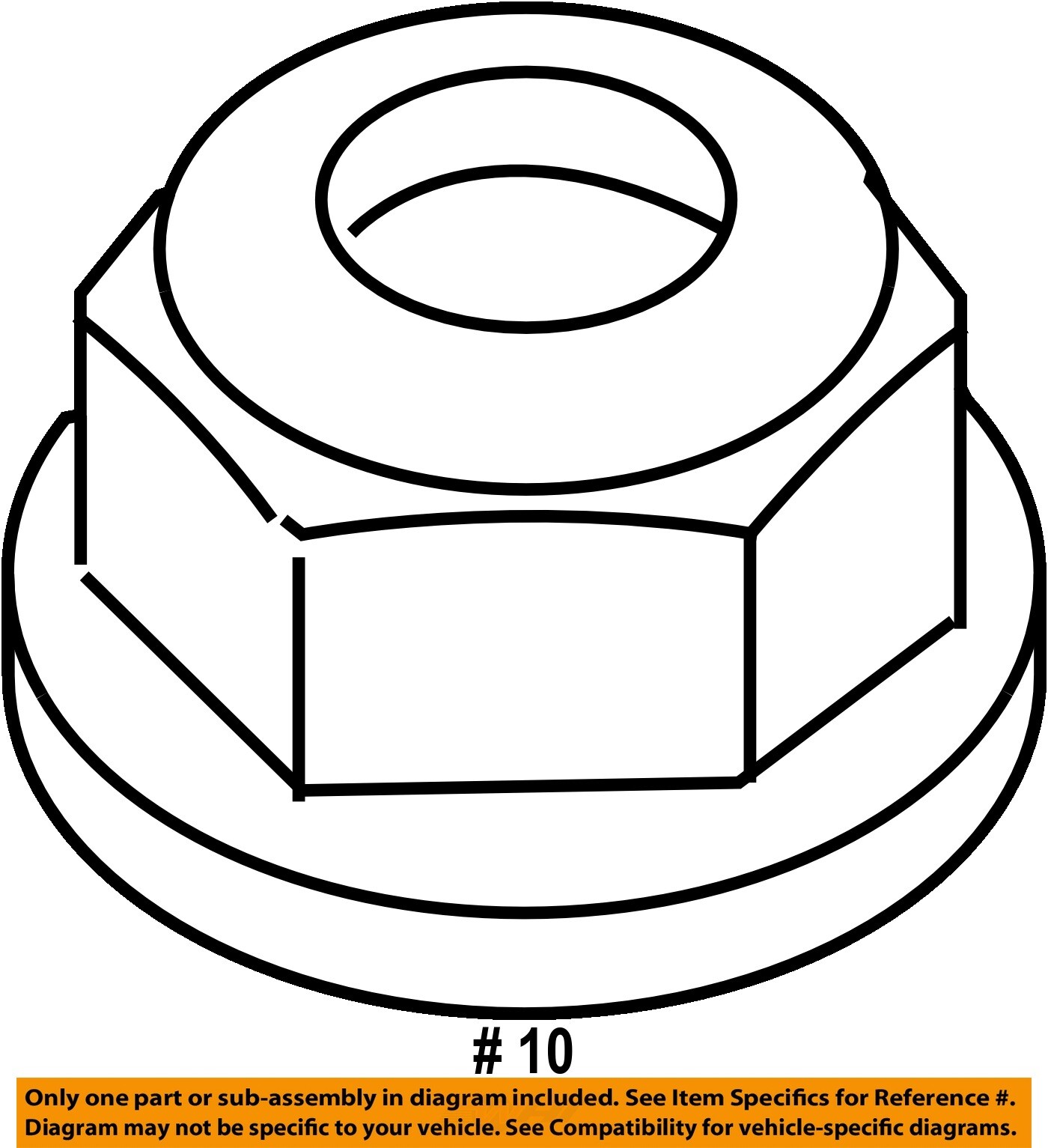 BMW 33306787062 Genuine OEM Outer Tie Rod Nut for sale online | eBay